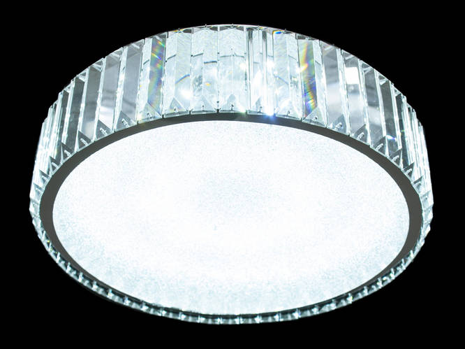 Купить Накладная хрустальная LED люстра в ванную, цвет хром, 25W на 4м2 ...