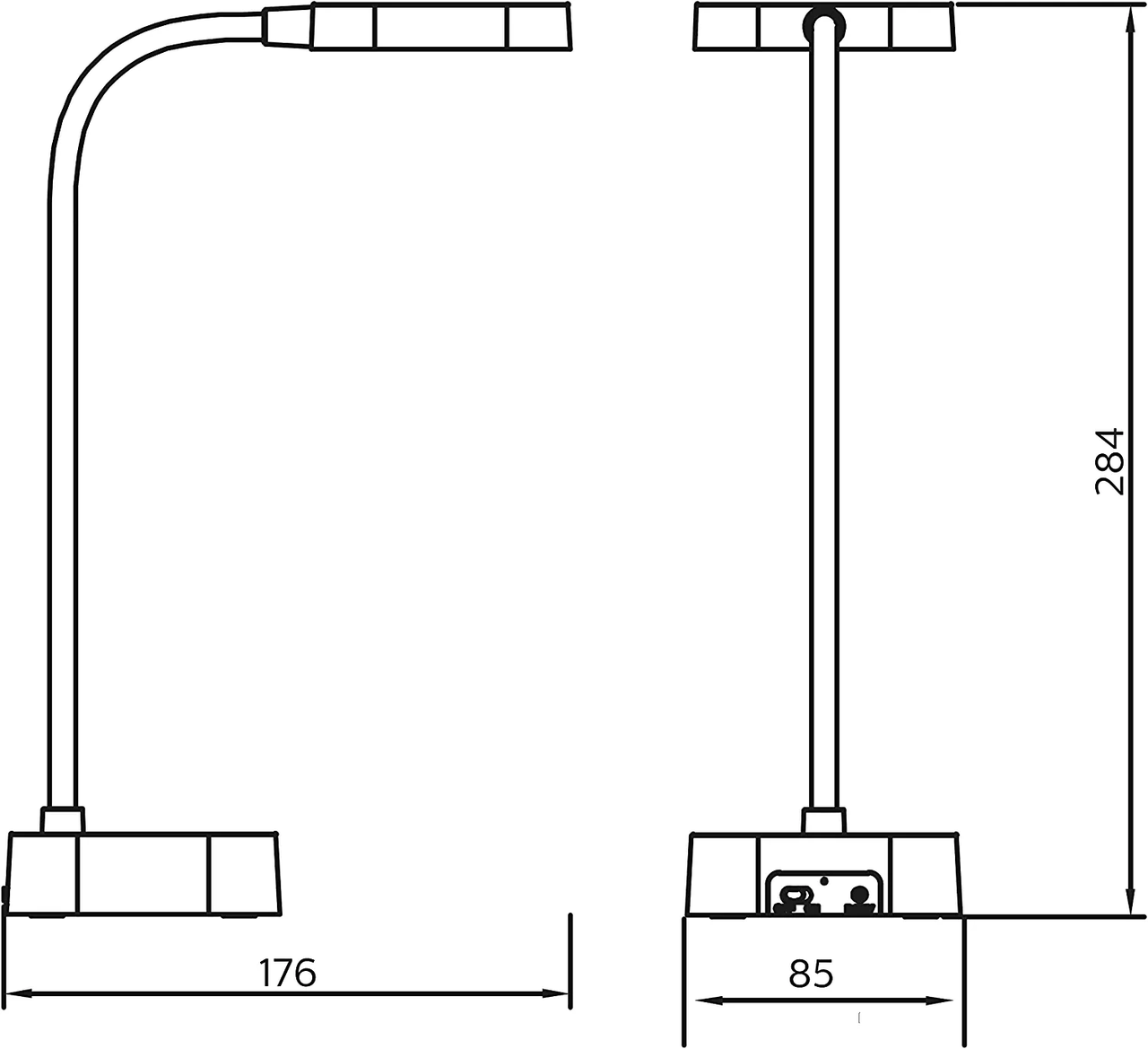 Лампа настольная с аккумулятором Philips Rock 5Вт 5000K 1800мАг USB-A ...