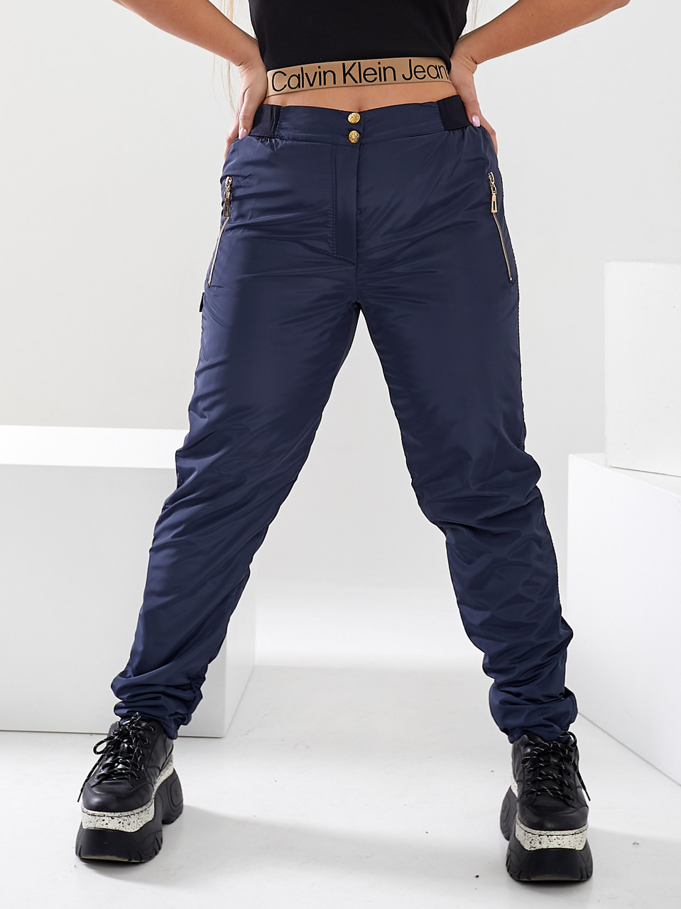 Замовити Жіночі штани з плащової тканини на флісі розміри 46-54 44 ...