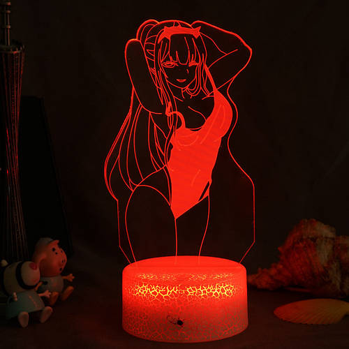 Купити Нічник Аніме в кімнату світильник у дитячу лід лампа у вітальню генішон імпакт ціна