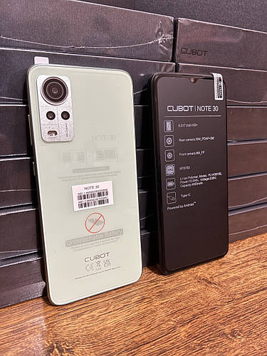 Смартфон Cubot Note 30 Green 4/64Gb 4G 4000mAh Android 12, цена 4399 ...