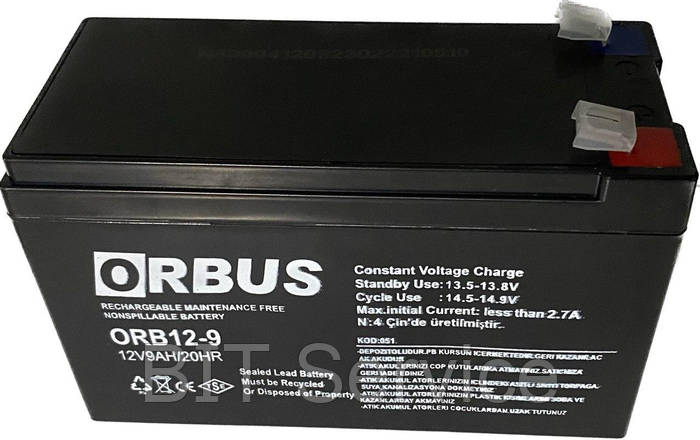 Купити Акумулятор ORBUS AGM 12V 9Ah/20HR, ціна 1600 грн - Prom.ua (ID ...