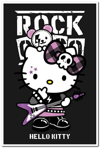 Купити Hello Kitty, Rock - постер, ціна 29 ₴ - Prom.ua (ID# 1732242347)
