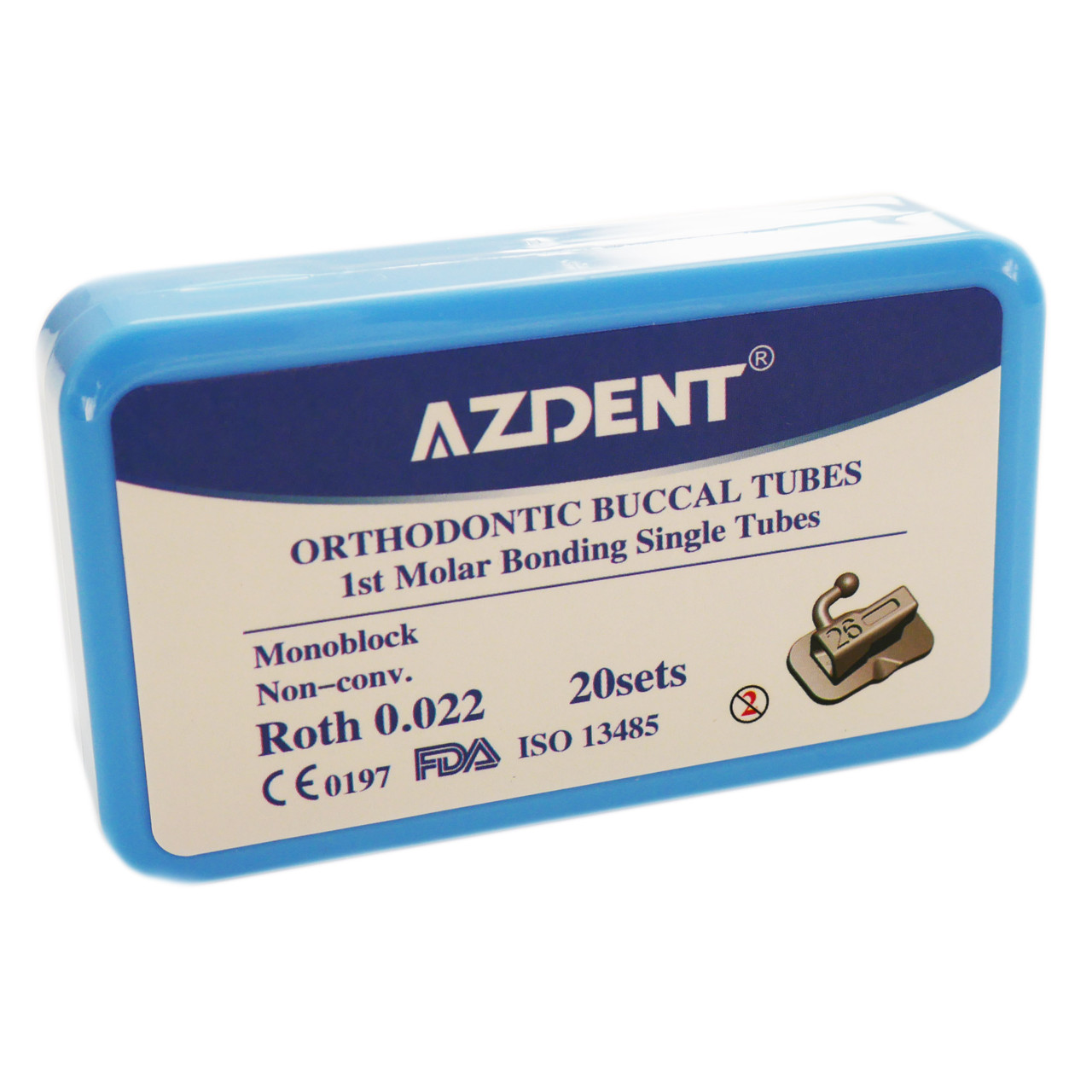 Купить Orthodontik Buccal Tubes, набор 80 шт, замки для брекетов ...