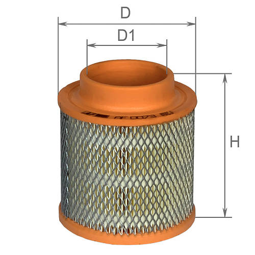 Повітряний фільтр AF0073, AF 0073 (FP155, SA6620) (ID#1732523569), ціна ...