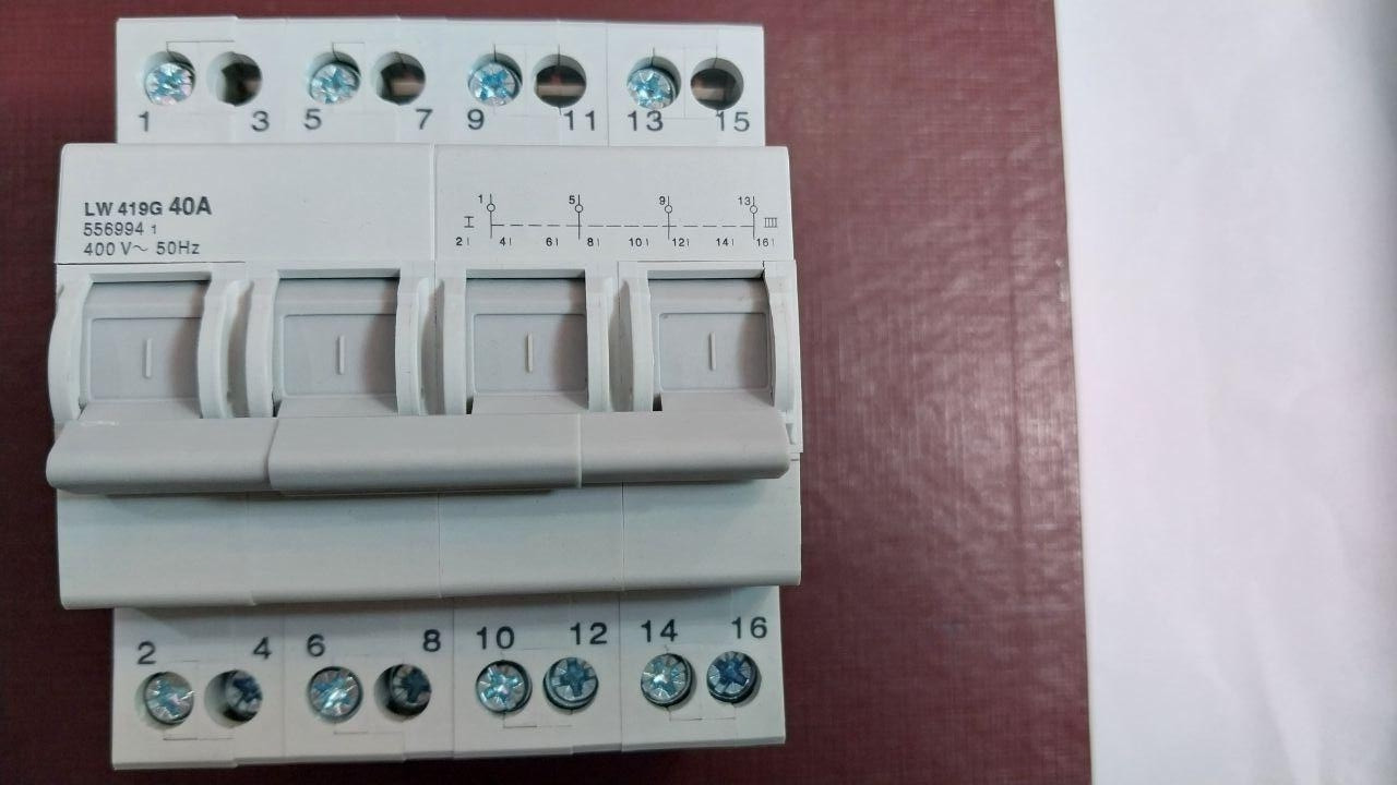 Перекидной автомат 4р 400в 40а I-0-II (ID#1732312149), цена: 438 ...