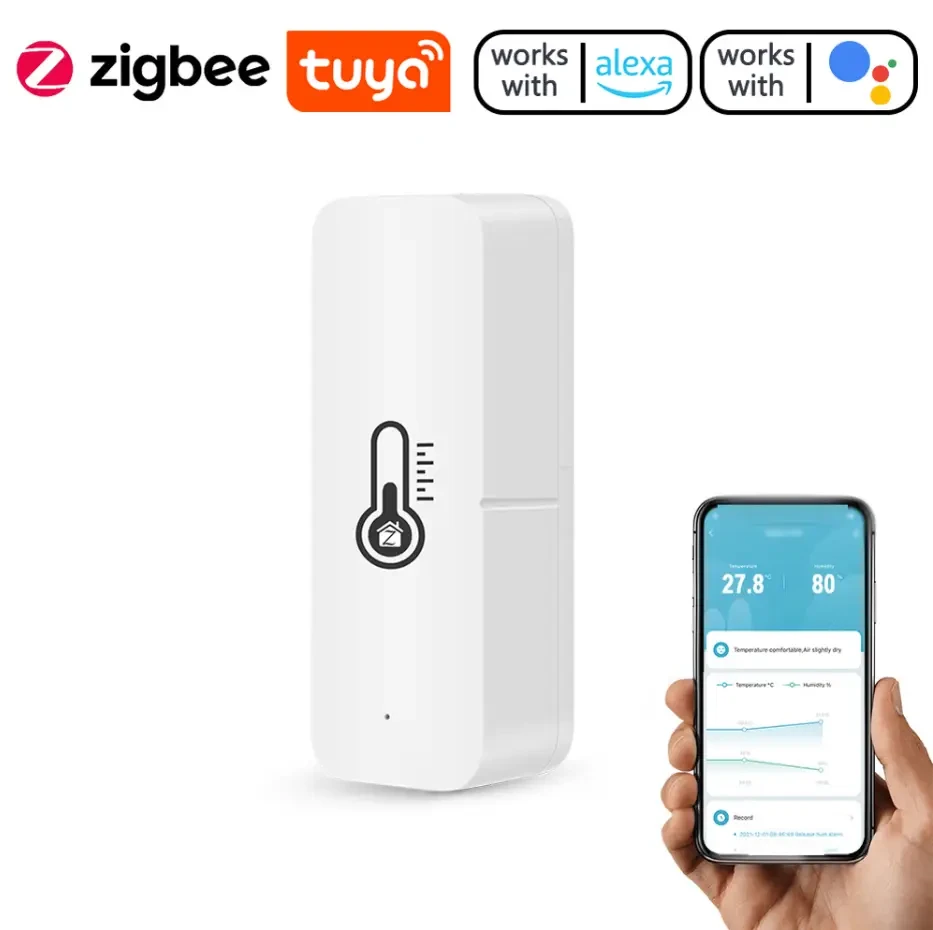 ZigBee Датчик температуры и влажности Tuya Temperature Humidity Sensor ...