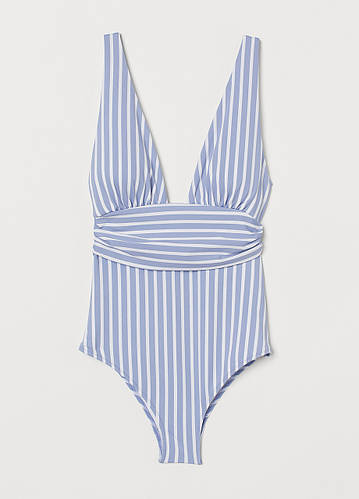 Купить Купальник H&M 36 бело голубой полоска 26128117771 D14P4-2023, цена 439.99 ₴ — Prom.ua (ID ...