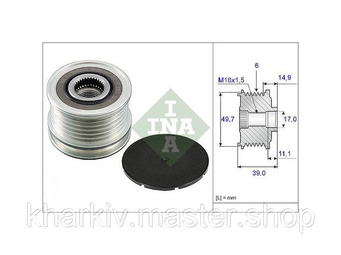 Купить Шкив демпферный генератора JEEP GRAND CHEROKEE II (WJ, WG) 01-05 ...