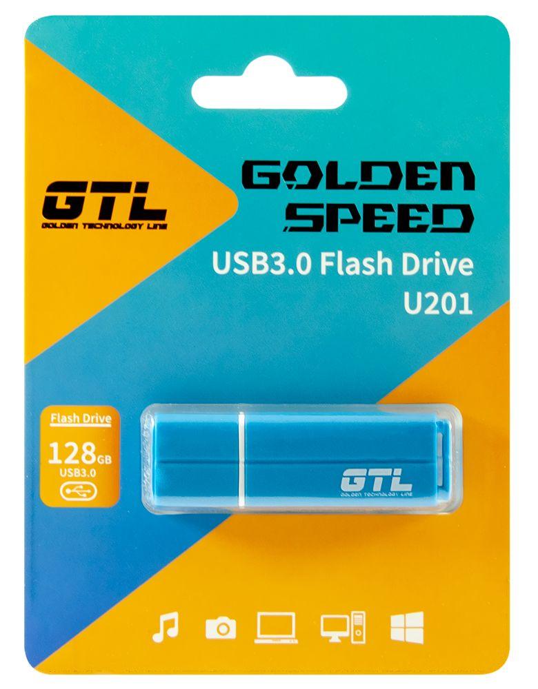 USB 3.0 Flash Drive 128Gb GTL U201 Blue, 70/15MBs — Купить Недорого на ...