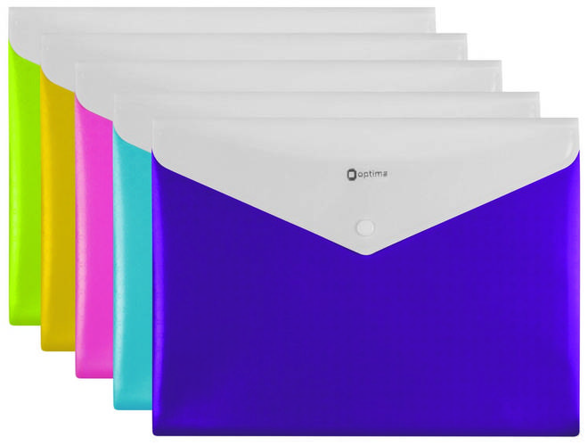 Купить Папка на кнопке А4 Optima 2 отделения, Вышиванка, цена 18.90 ...