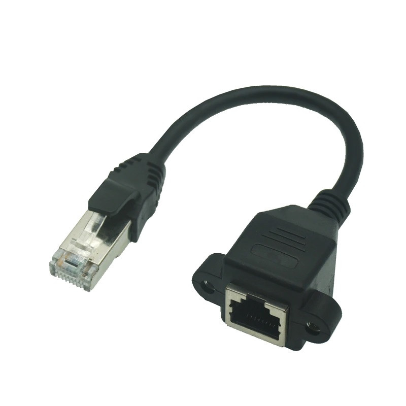 Кабель перехідник з'єднувач LAN RJ45 Male RJ45 Female 8 Pin (30 см) (ID ...