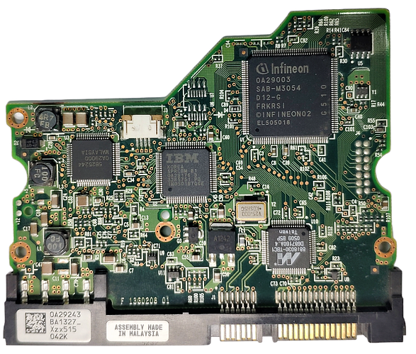 Плата HDD PCB Hitachi 13G0208 14R9441 (HDS722512VLSA80 HDS722516VLSA80 ...