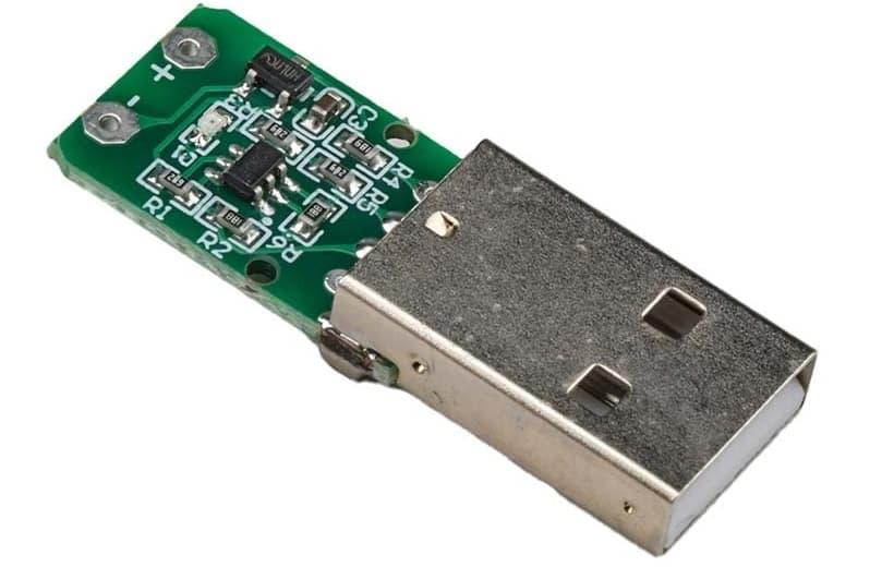 Quick Charge (QC) USB type-A (male) trigger триггер 12v max 2.5a 30w ...