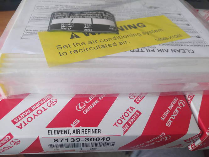 Купить Фильтр салона оригинальный на Toyota Camry, Land Cruiser ...