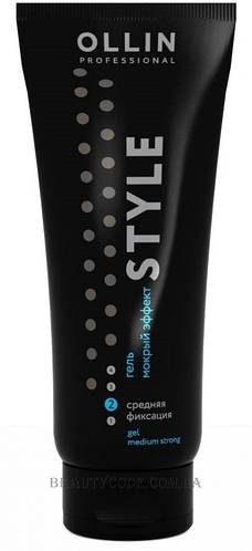 Купить OLLIN Style - Гель средней фиксация «мокрый эффект», 200 мл ...
