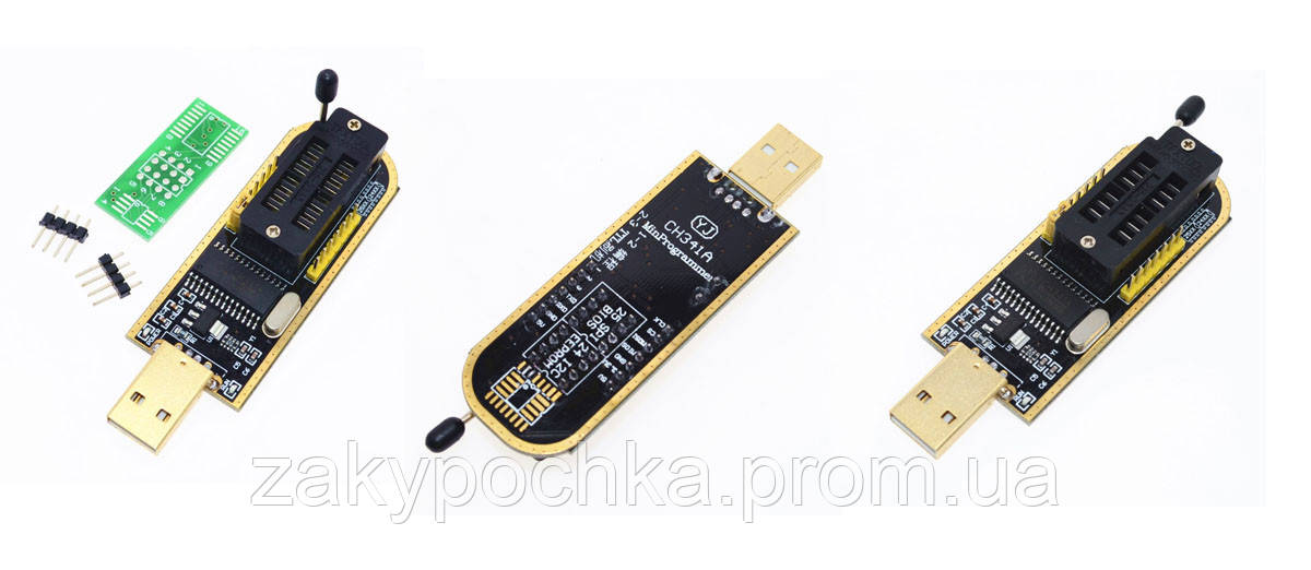 CH341A I2C SPI UART EEPROM Flash BIOS Программатор USB, цена 253 грн — Prom.ua (ID#1733600272)