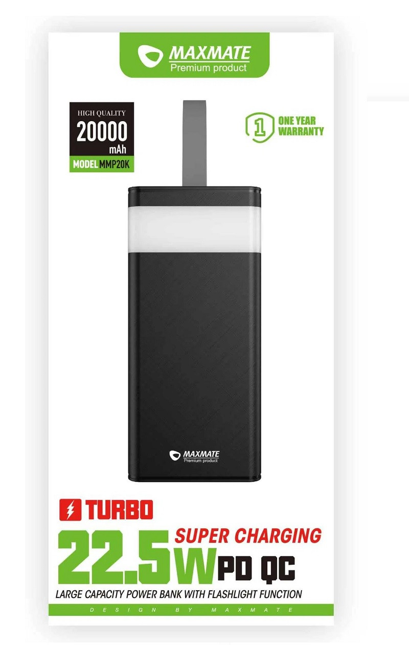 Купить Power Bank павербанк 20000 mAh TURBO SUPER CHARGING 22.5W 12V ...