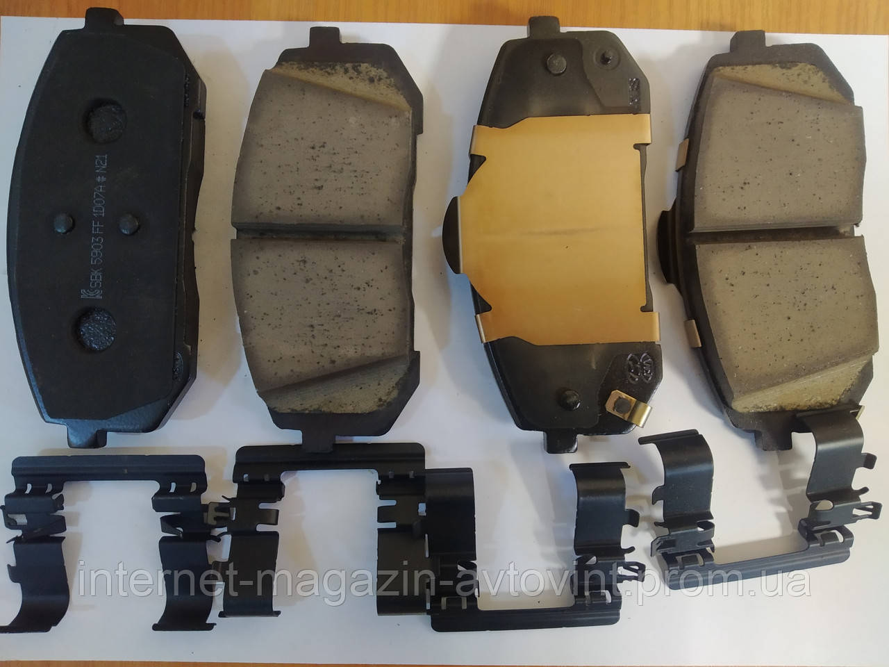 Колодки гальмові передні к-т /Hyundai Elantra-21 / 58101AAA00 (ID ...