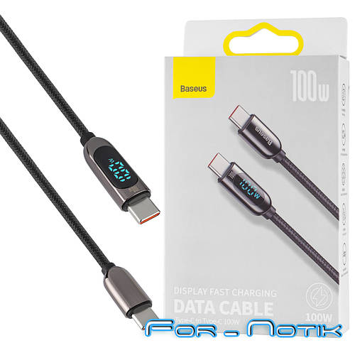 Купить Кабель Baseus Display Fast Charging Data Cable Type-C to Type-C ...
