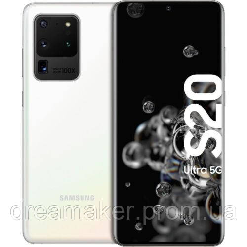Samsung Galaxy S20 ULTRA DUOS 5G 128Gb SM-G988B/DS Cosmic White Новый ...