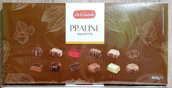 Цукерки Dolciando Praline assortite 400 г., цена 140 грн — Prom.ua (ID ...