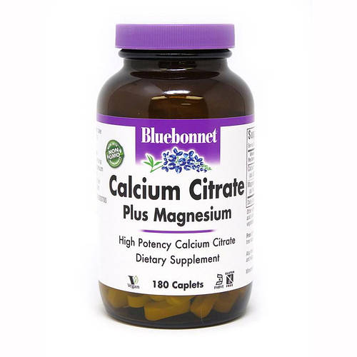 Calcium Citrate Plus Magnesium Bluebonnet Nutrition, 180 таблеток (ID ...