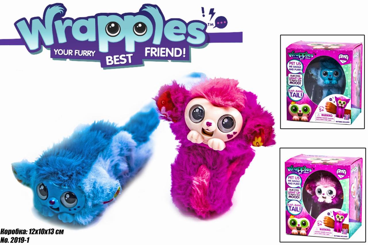 Купить Интерактивная обезьянка на руку Wrapples 2019-1 2 цвета, цена ...
