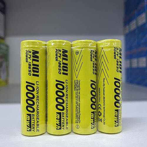 Аккумулятор Li-Ion Mliqi 18650 10000 mWh3.7V, цена 200 грн — Prom.ua (ID#1734493549)