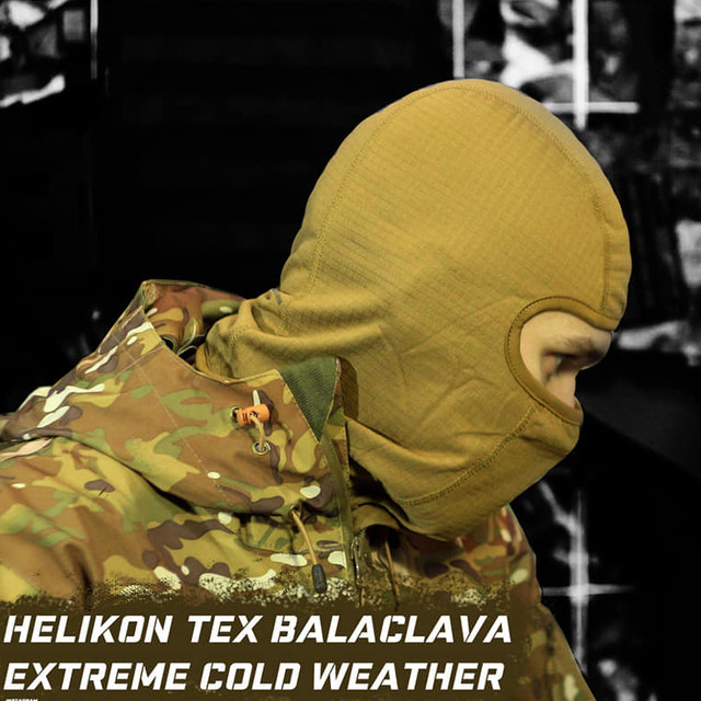 Балаклава зимняя Helikon-Tex® Extreme Cold Weather Balaclava - ComfortDry® - Olive Green (ID ...
