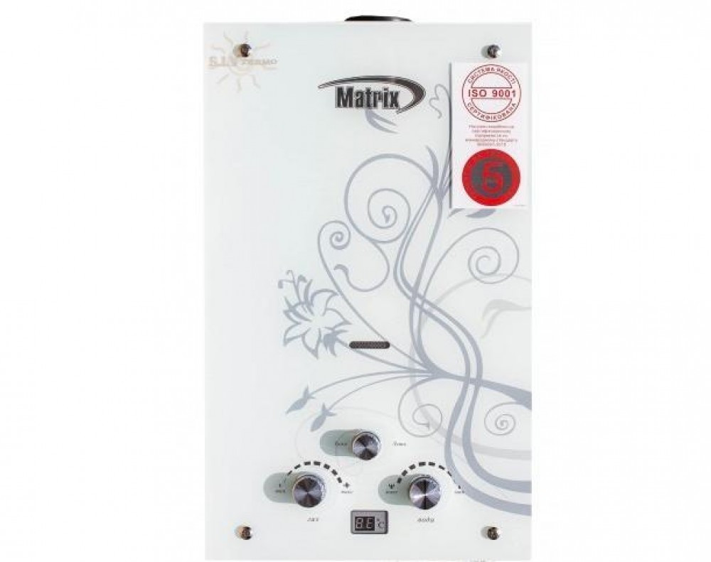 Газовая Колонка MATRIX (Белая с Цветком) — Купить Недорого на Bigl.ua ...