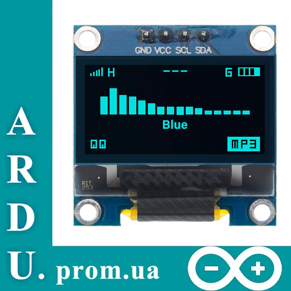 0.96 OLED Arduino дисплей модуль 128х64[#5-7]: продажа, цена в ...