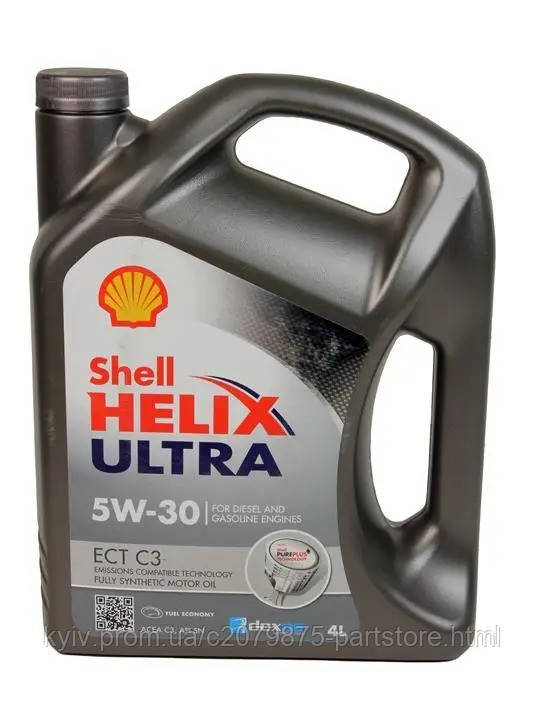 Купити Моторне масло Shell Helix Ultra ECT C3 5W-30 4 л (550042826 ...