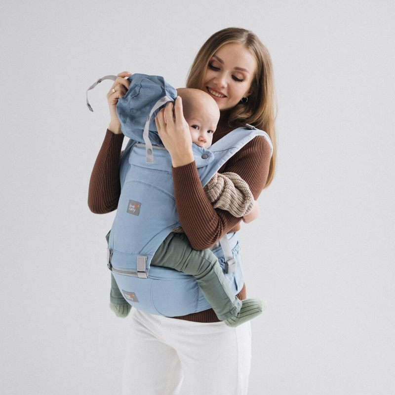 Хіпсит 6 в 1 для дітей 7-20 кг (з 6 місяців до 3 років) блакитний (ID ...