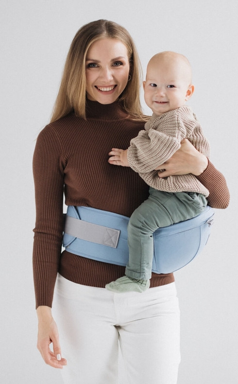 Хіпсит 6 в 1 для дітей 7-20 кг (з 6 місяців до 3 років) блакитний (ID ...