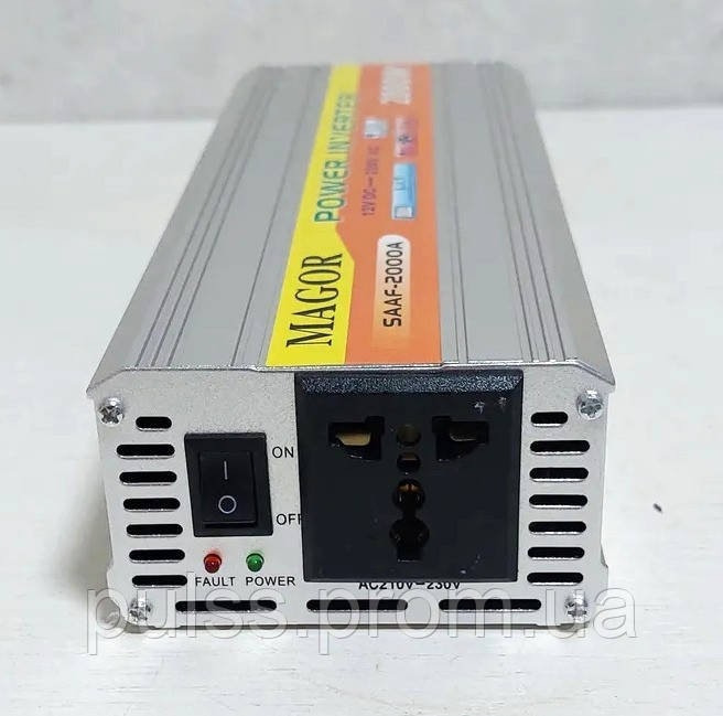 Купить Авто инвертор 12V-220V 2000W преобразователь напряжения 12 в ...