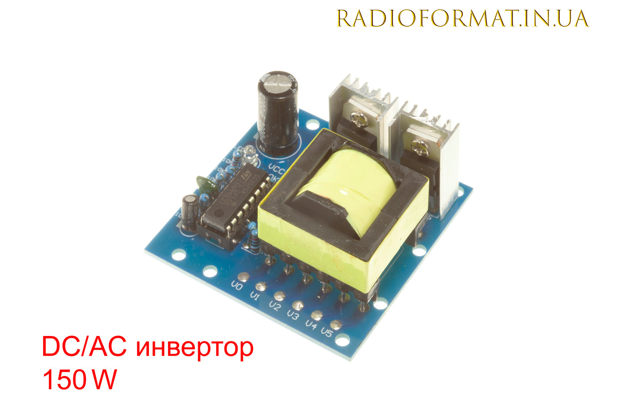 Модуль DC/AC инвертор-преобразователь 12В DC - 110/220В АС 150W (ID ...