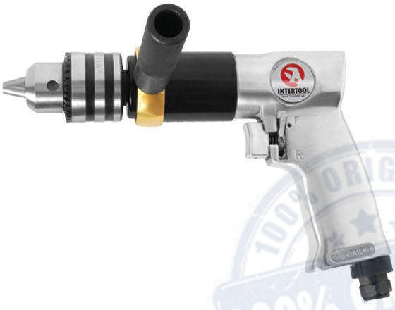 Дрель с реверсом пневматическая (2 ручки) Intertool (ID#753492075), цена: 1335 ₴, купить на Prom.ua