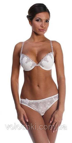 Купить Комплект женский (бюстгалтер чашка пуш+стринги), Balaloum (размер M), цена 361.50 ...