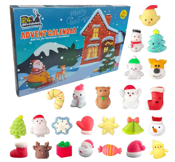 Адвент календар для Дітей 24 денний Mochi Squis Сквіши — Купить