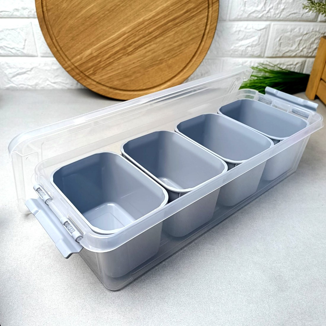 Купить Контейнер-органайзер Hobby life 3,5л с 4 ячейками, цена 208 ...