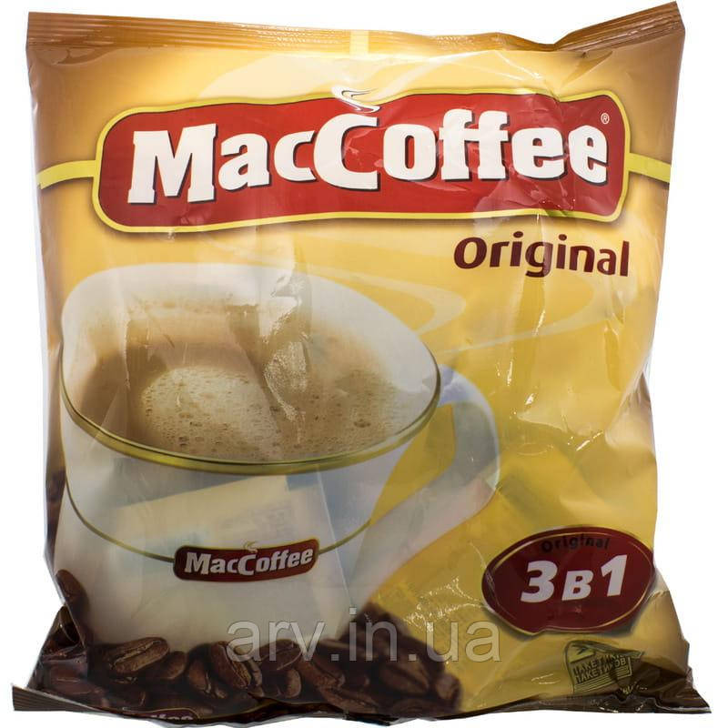 Купить Кофейный напиток MacCoffee 3 в 1 "Original" растворимый 20г*25шт ...