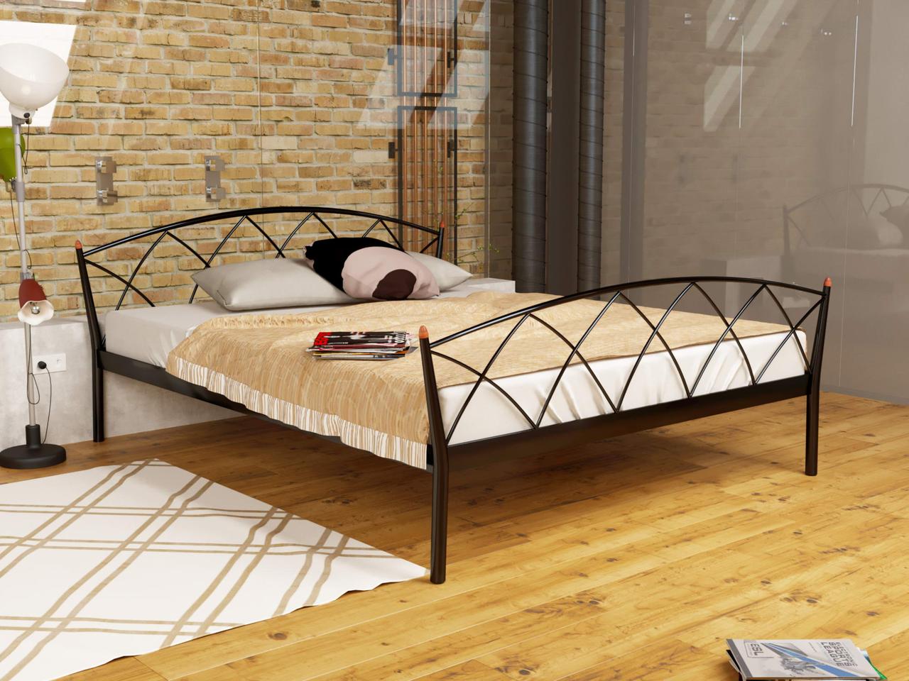 Кровать MebelProff JASMINE ELEGANCE-2, Металлическая Кровать с ...