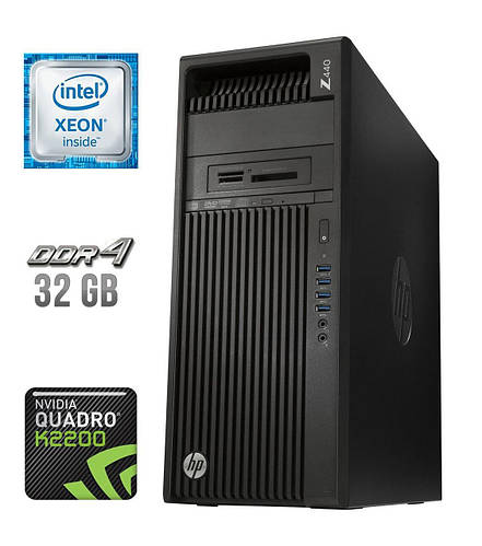 Купити Роб. станція HP Workstation Z440 Tower / Xeon E5-1630 v3 (4(8 ...