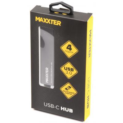 Купить Концентратор Maxxter USB 3.0 Type-C 4 ports grey (HU3С-4P-02), цена 541 грн — Prom.ua (ID ...