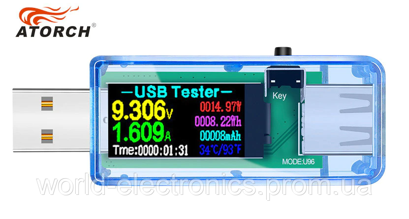 USB тестер Atorch U96 13in1 (ID#1736018148), цена: 270 ₴, купити на Prom.ua