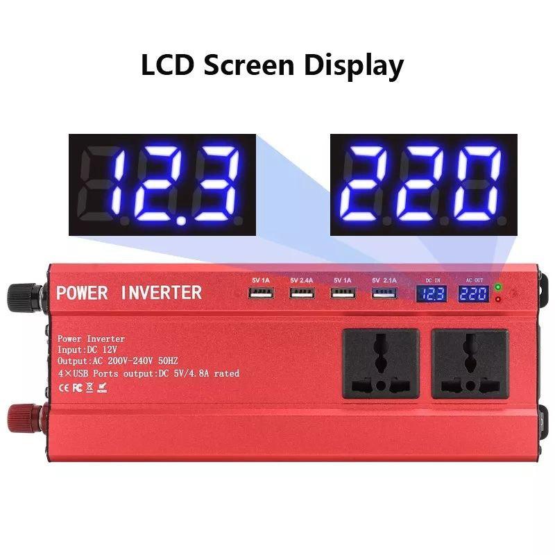 Автомобильный инвертор 12V 220V EAFC Power Inverter DC to AC 12V to ...