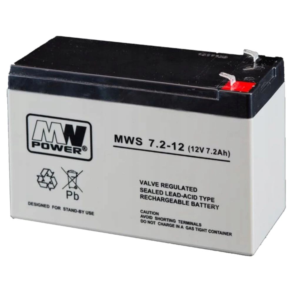MW Power MWS 7.2-12 (12V 7.2Ah) AGM Аккумуляторная батарея, цена 894 грн — Prom.ua (ID#1736370420)
