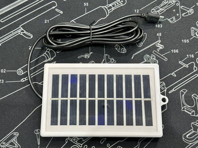 Солнечная Панель Micro USB 2W 5V Кабель 3 метра Solar Panel ...