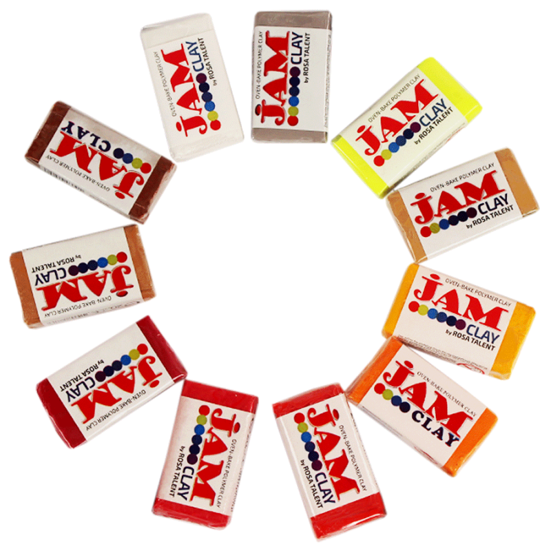 Полімерна глина Jam Clay 20гр. Чорний (902) 5018902 ROSA Talent, ціна ...